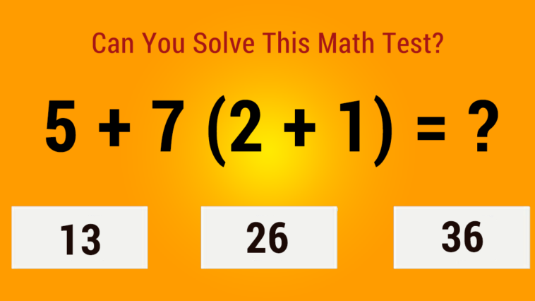 Are You Genius to Solve This Tricky Math Problem?