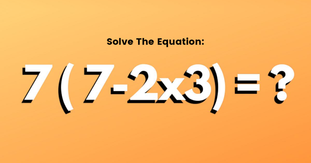 Can You Solve This High School Math Problem?