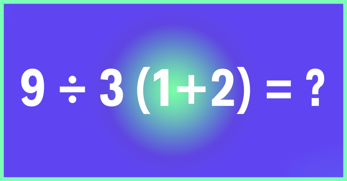 This Math Puzzle Is Driving the Internet Crazy