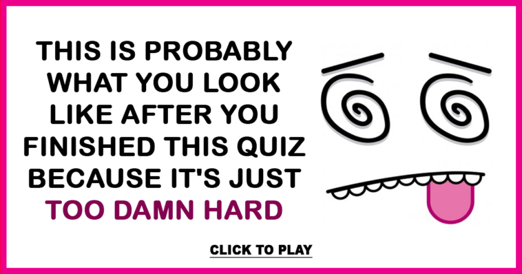 Knowledge Quiz For The Smartest