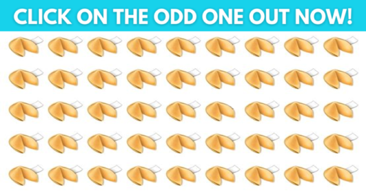 Eye Test: Find The Different Fortune Cookie In 5 Seconds! - MyDailyBrain