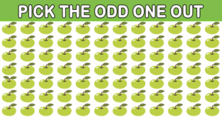 How Fast Can You Spot The Different Apple In This Visual Quiz ...